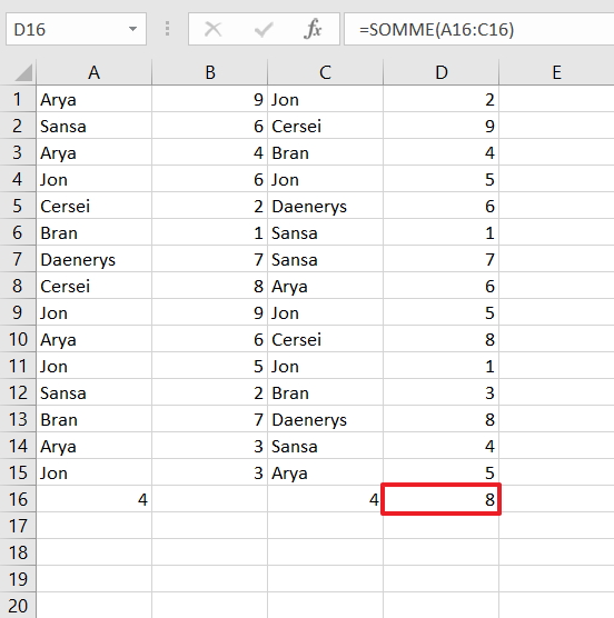 Comment connaître le nombre doccurrences dun élément sur Excel