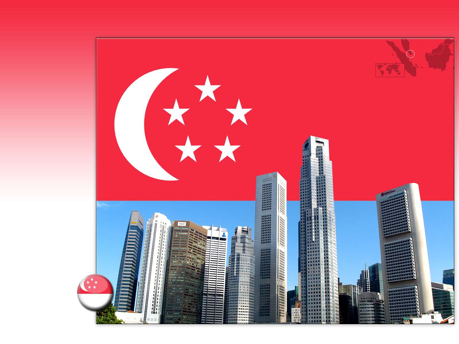Drapeau : Singapour - Fond d'écran et images gratuites