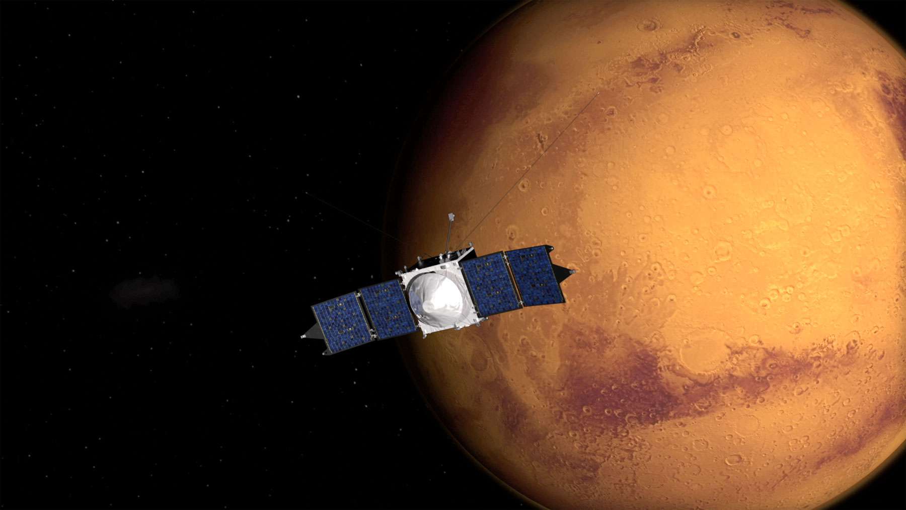 La sonde spatiale Maven est arrivée autour de Mars