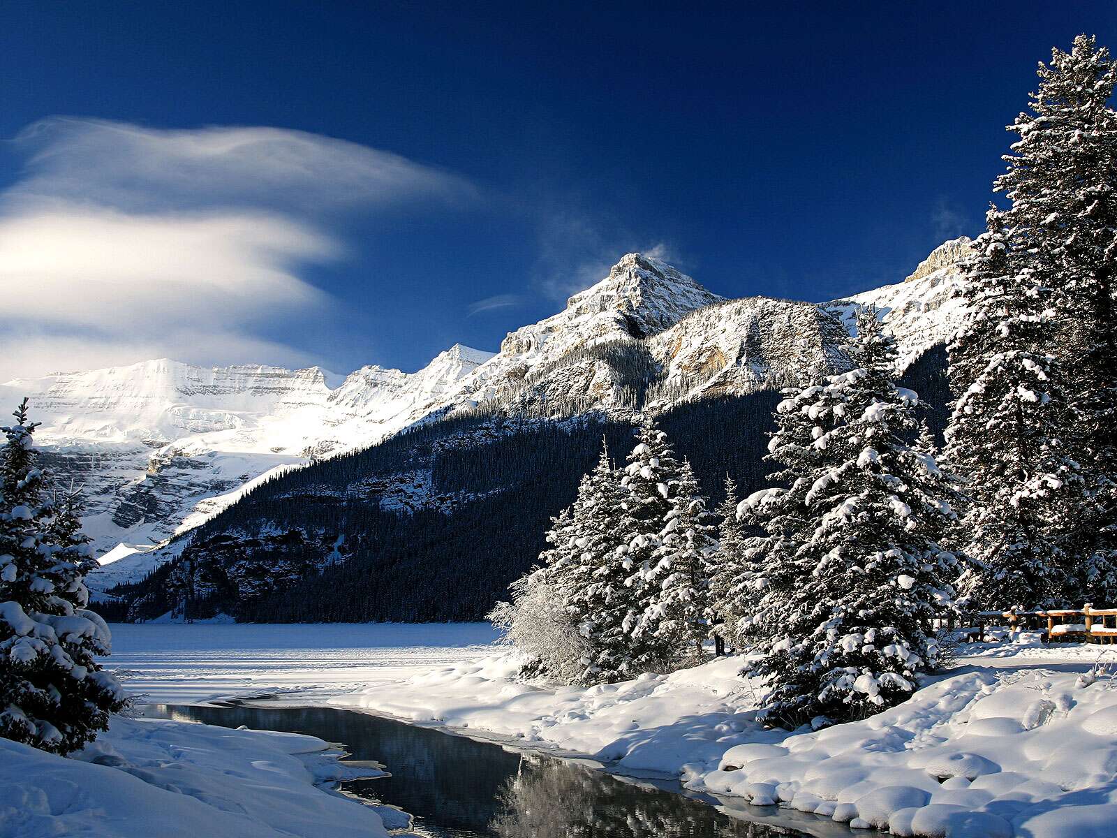 Glacier Victoria à Lake Louise - Alberta - Canada - Fond d'écran et ...