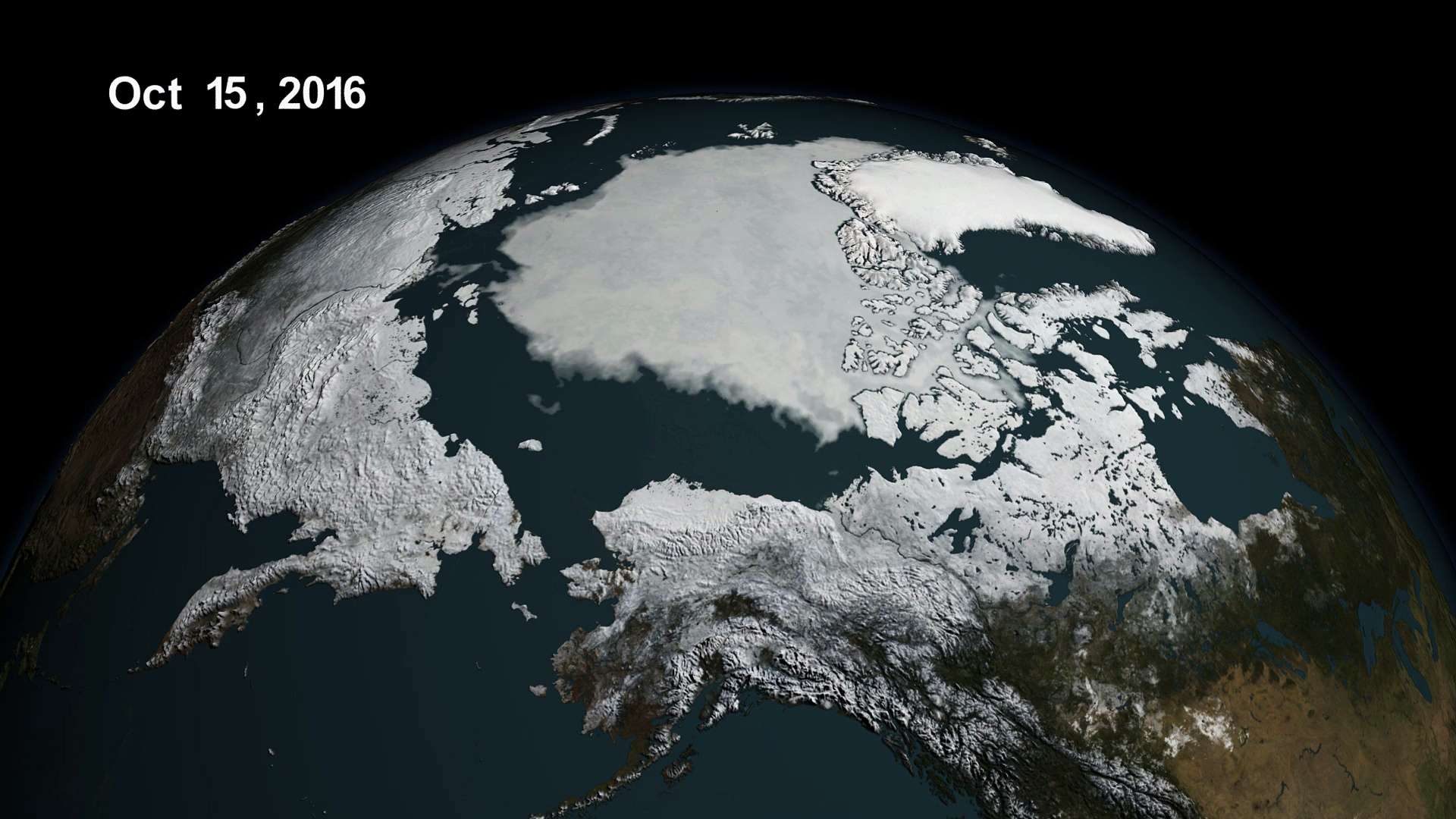 La banquise hivernale arctique de 2017 était la plus petite jamais observée