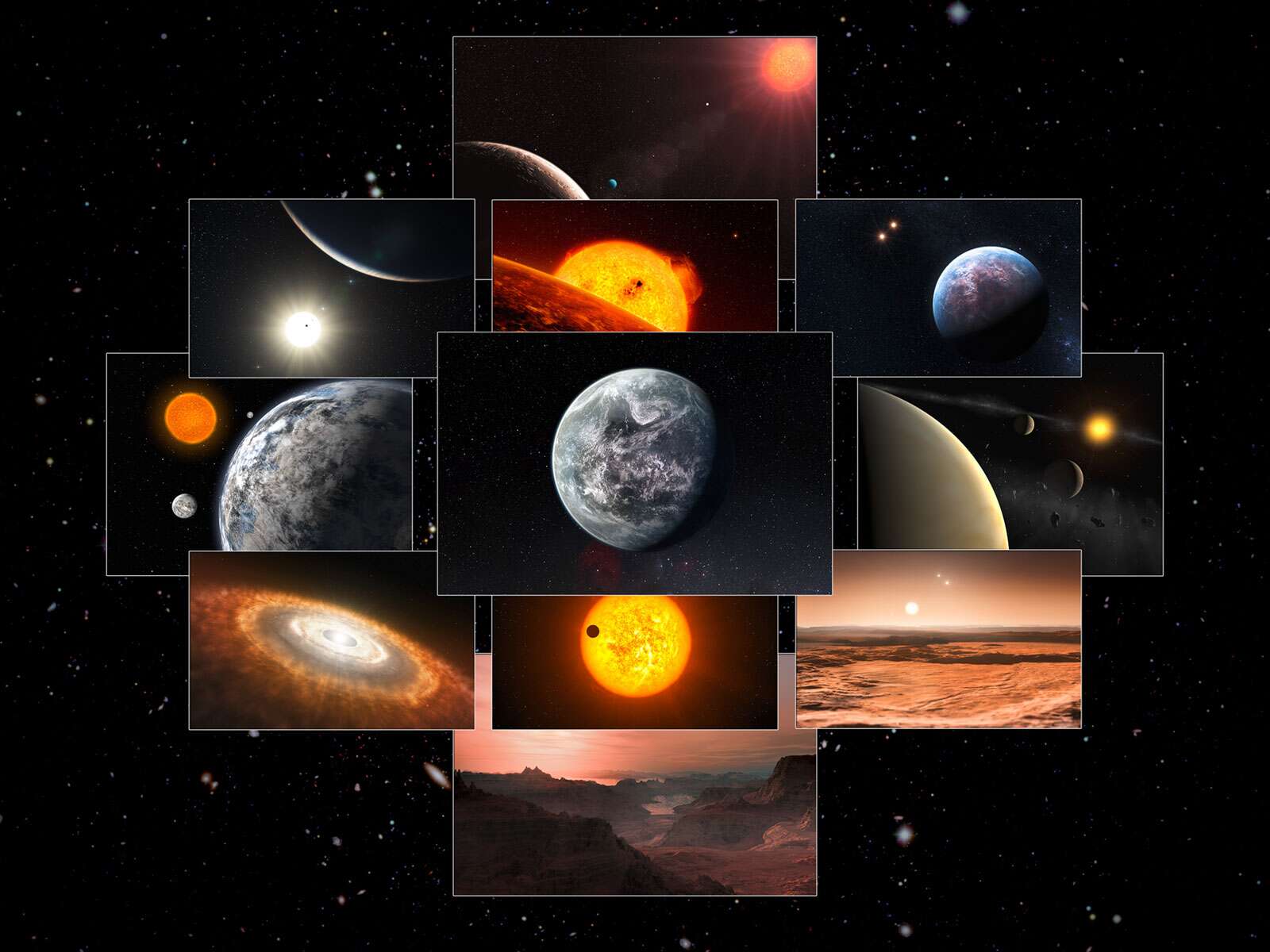 Vues d’une naine rouge, d’une exoplanète et de CoRoT-7 b, un enfer ...