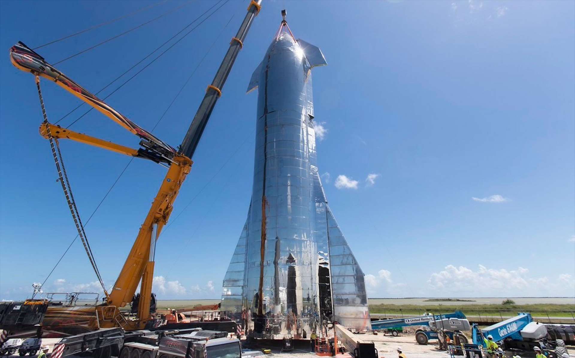 SpaceX : l'assemblage du prototype MK1 du Starship est terminé