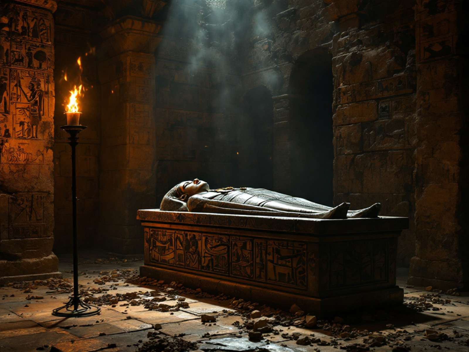 Le mystère des quatre jarres dans la tombe de Toutankhamon : un rituel ...