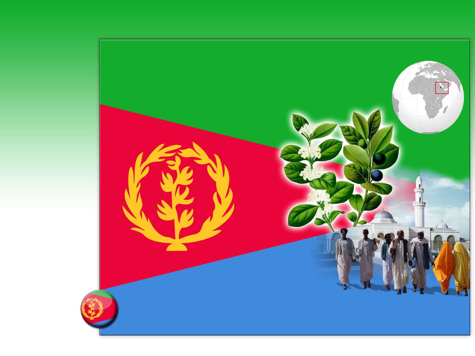 Drapeau : Érythrée - Fond d'écran et images gratuites