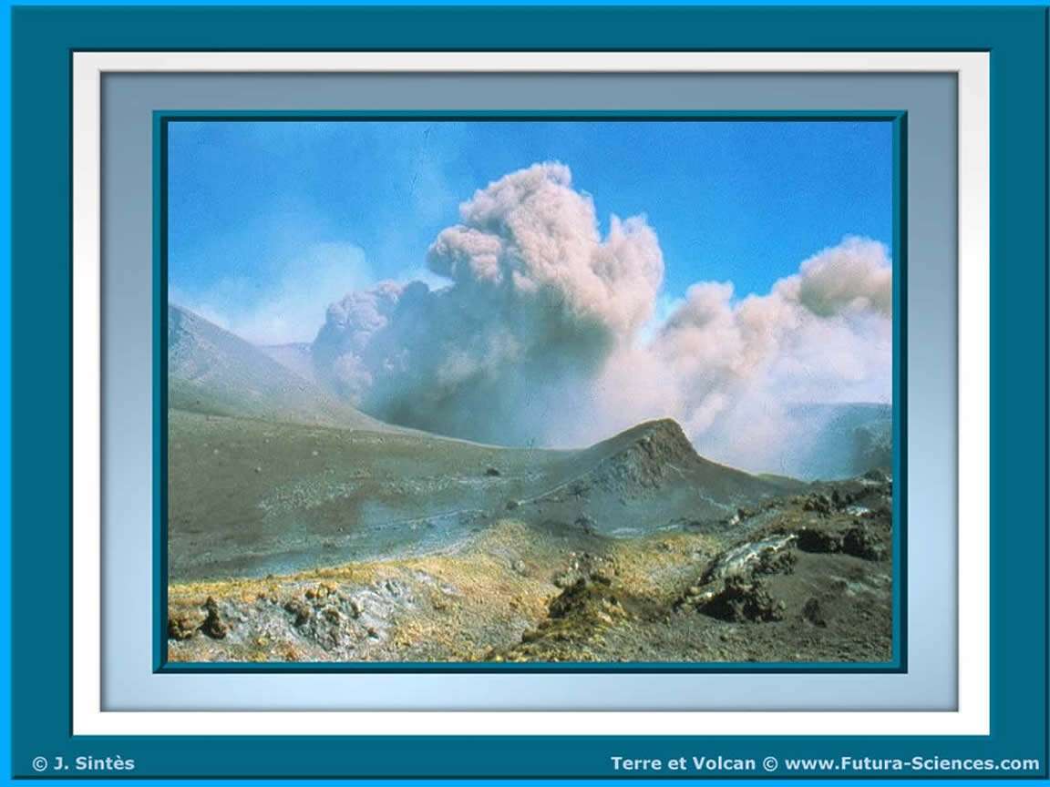 Eruption volcanique