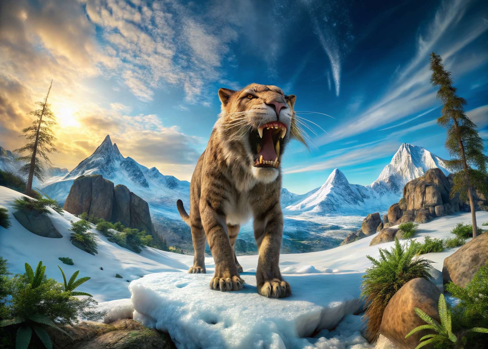 Découverte d’un magnifique « chaton » momifié d’un tigre à dents de ...
