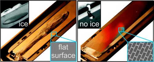 Une surface insensible au givre, c’est possible