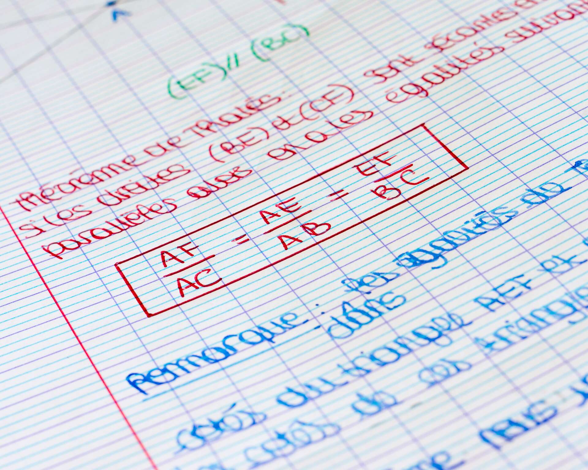 Définition | Théorème de Thalès : définition, applications et démonstration