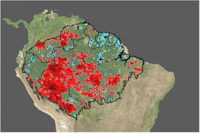 Carte Physique De La Forêt Amazonienne La Déforestation De