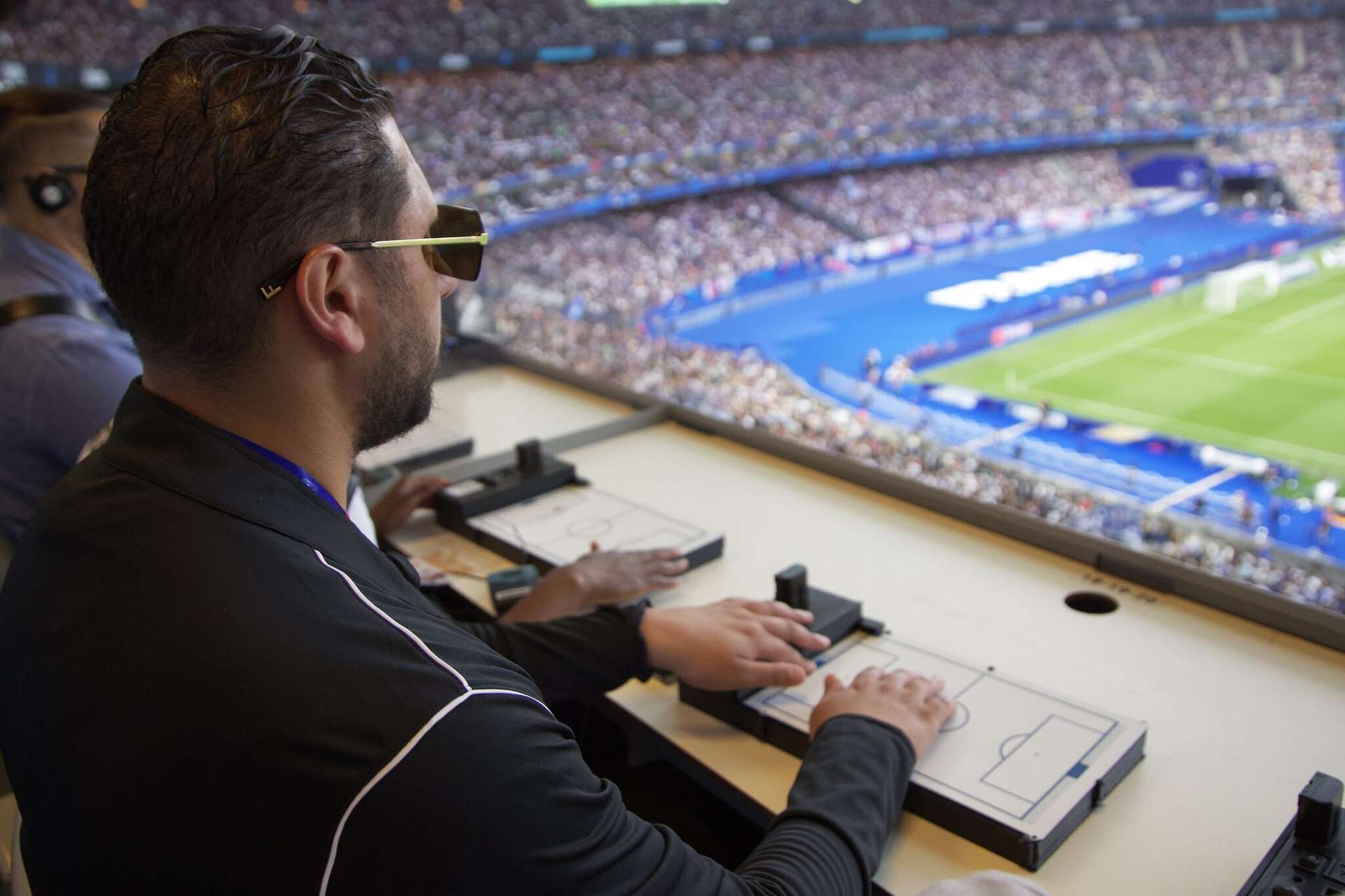 Suivre un match grâce au toucher avec Touch2See