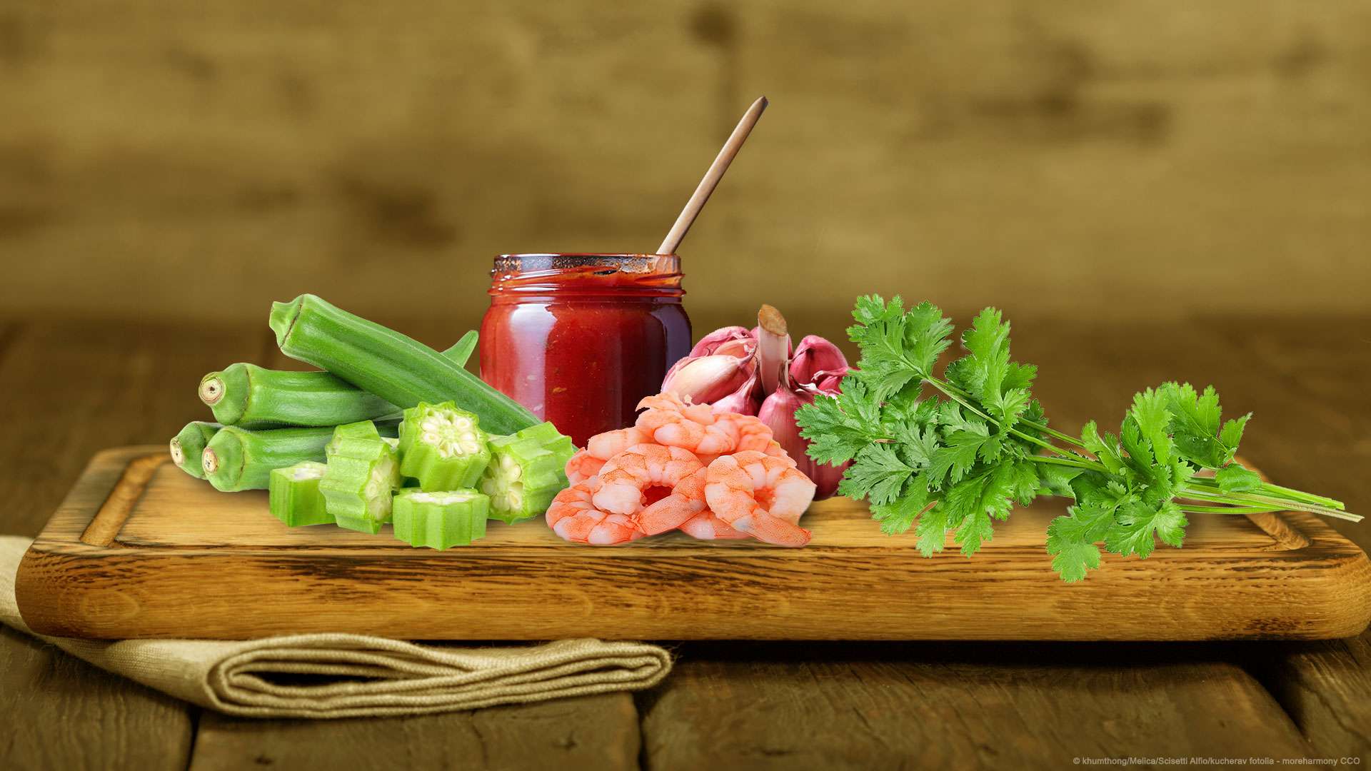 Recette | Cornes grecques ou gombos aux crevettes et coriandre (Bamias ...