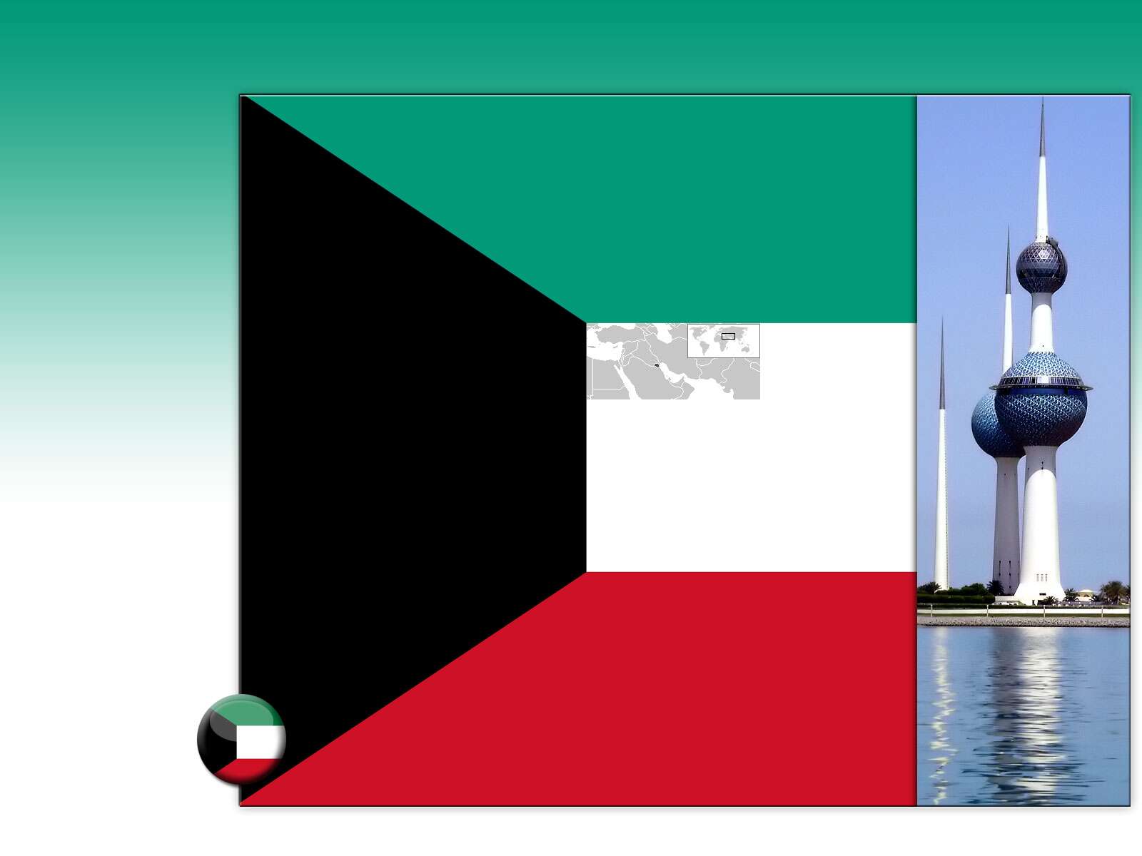 Drapeau : Koweit - Fond d'écran et images gratuites