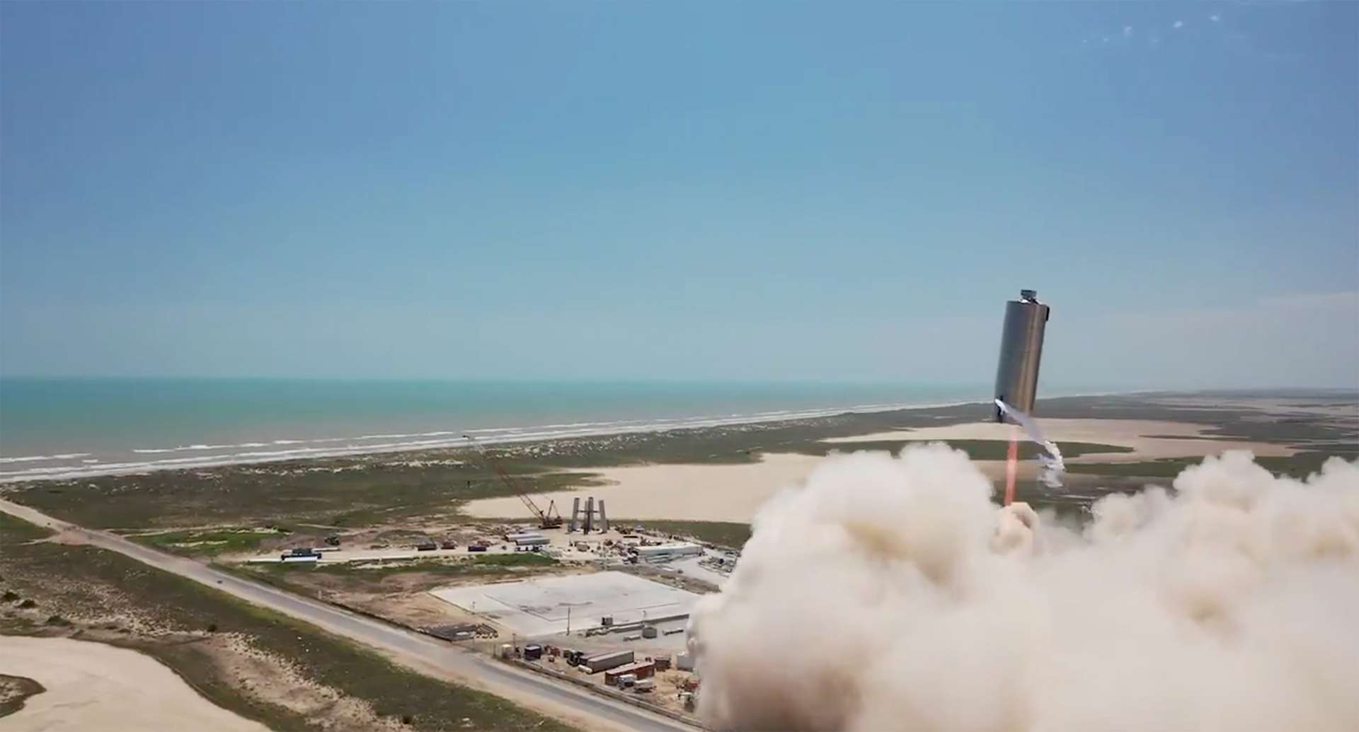 Spacex Nouveau Test à 150 M Daltitude Du Prototype Du Starship
