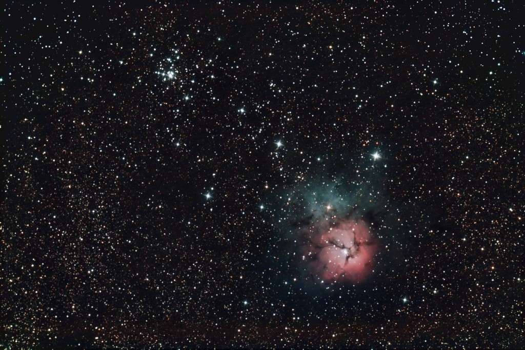 Définition | M20 - Messier 20 - Nébuleuse Trifide - NGC 6514