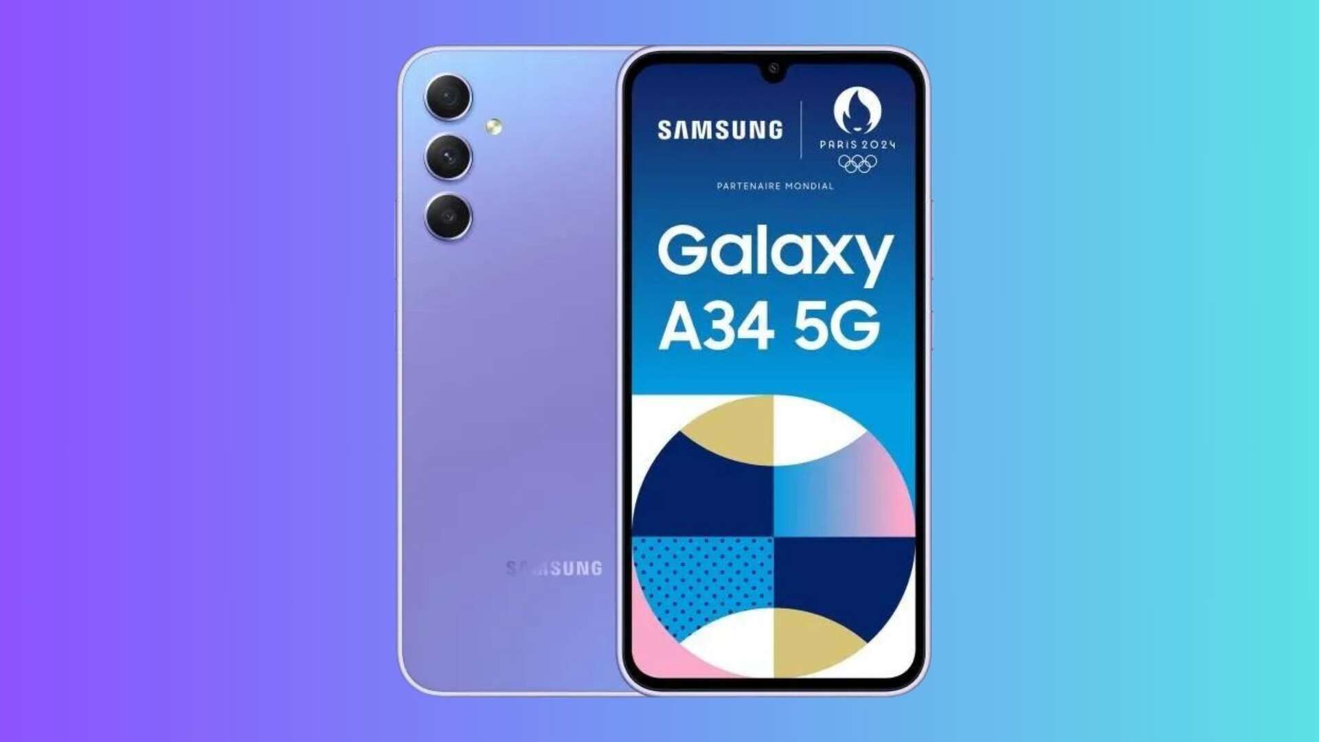 Soldes d'été : le smartphone Samsung Galaxy A34 est affiché à moins de ...