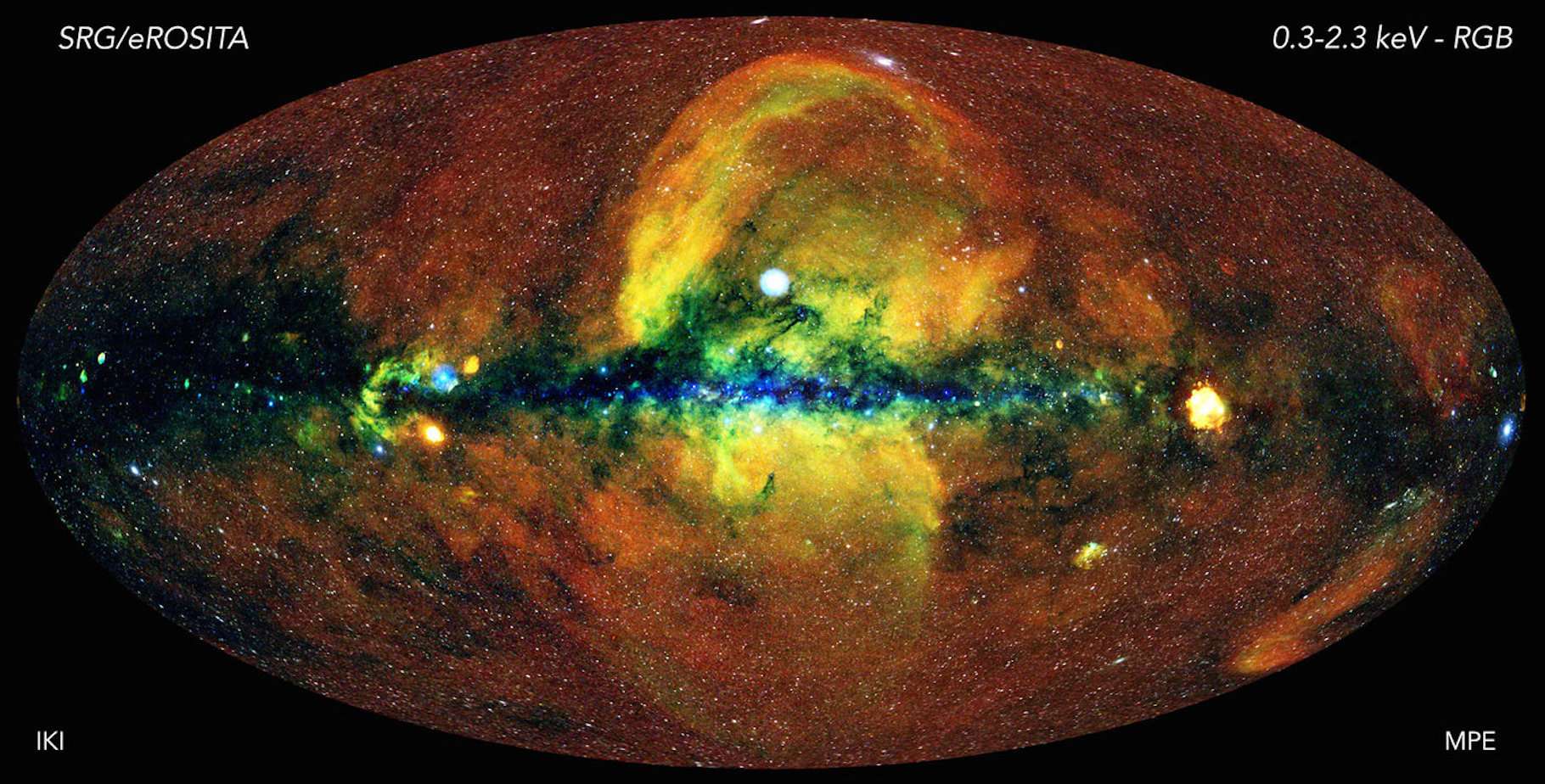 Une magnifique image détaillée du ciel en rayons X