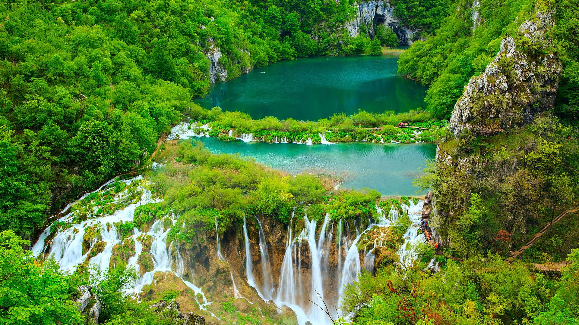 Les cascades du Parc national des lacs de Plitvice en Croatie - Photos ...