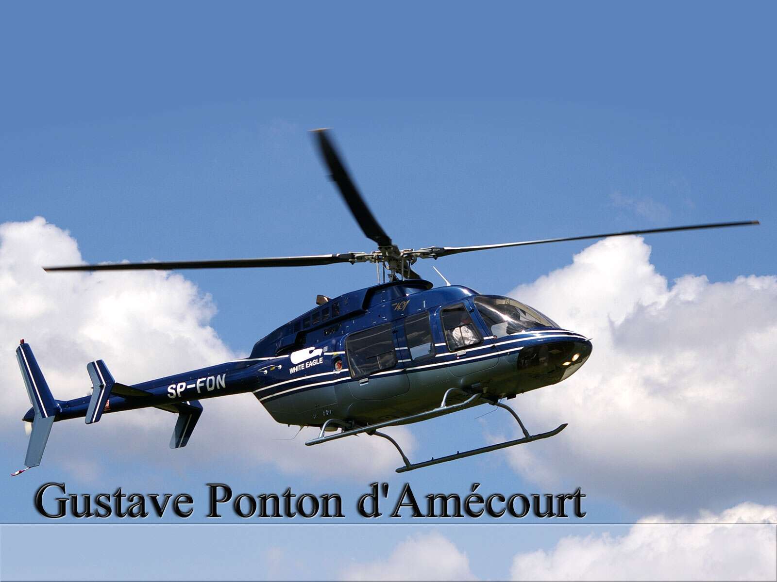 Gustave Ponton d'Amécourt inventeur de l'hélicoptère (1861) - Fond d ...