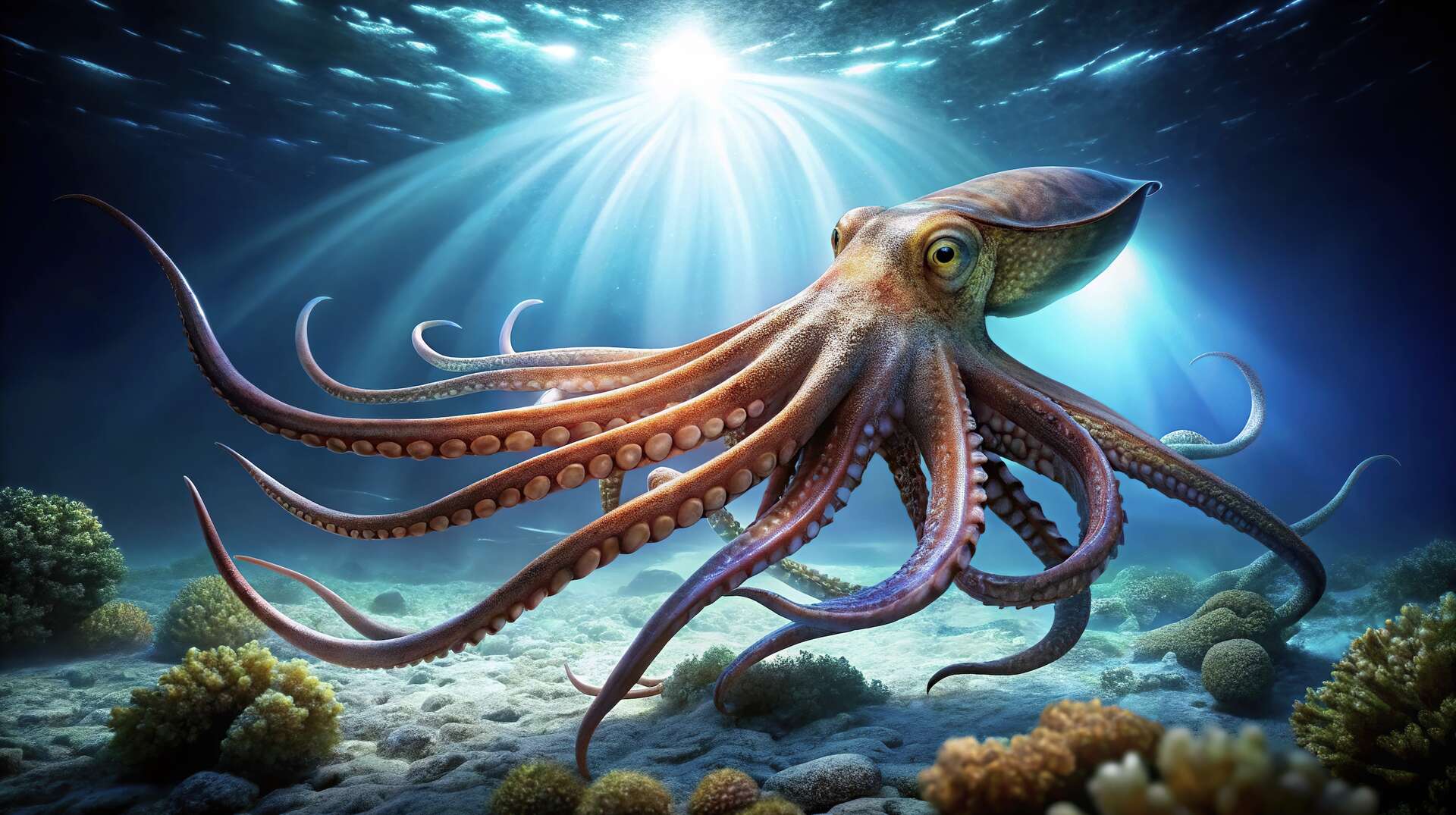 Le calmar géant, créature mythique des abysses