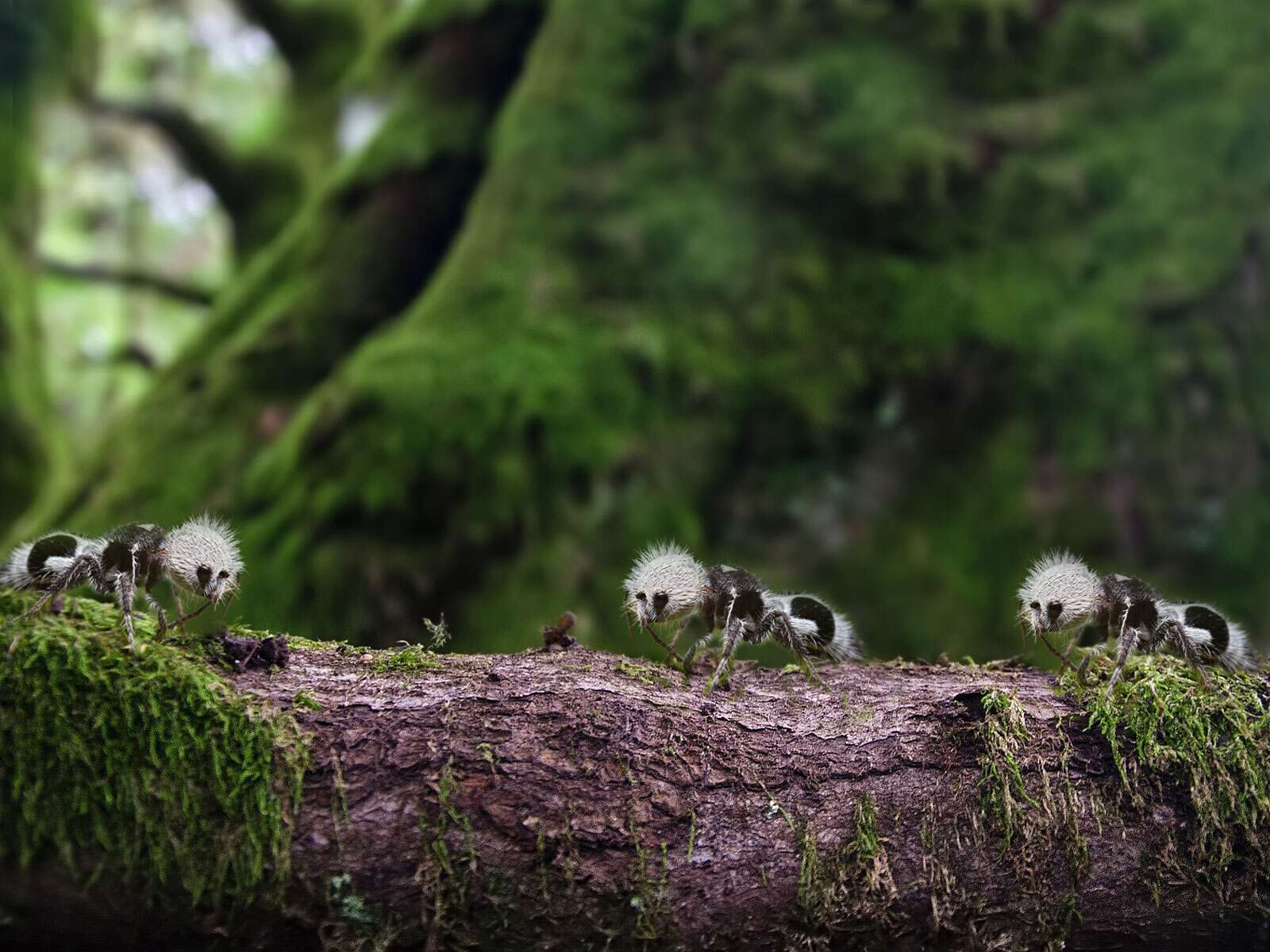 Fourmi-panda, un adorable insecte chilien à la piqûre extrêmement ...