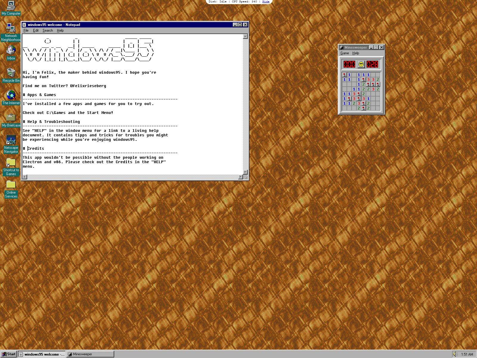 Windows 95 est de retour et vous pouvez l'installer sur votre ordinateur