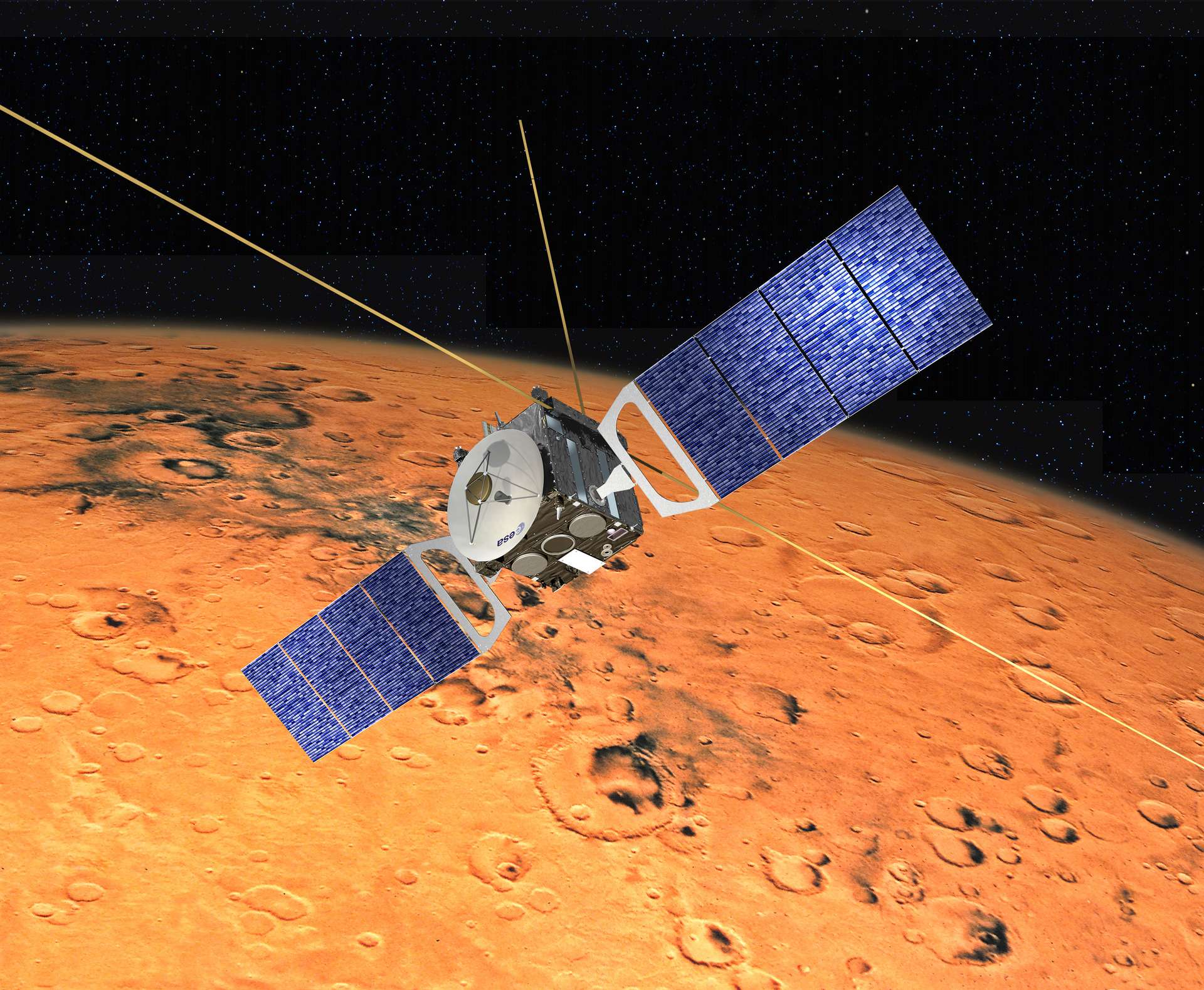 Une échappée cosmique sublime : admirez Mars et sa lune Phobos en ...