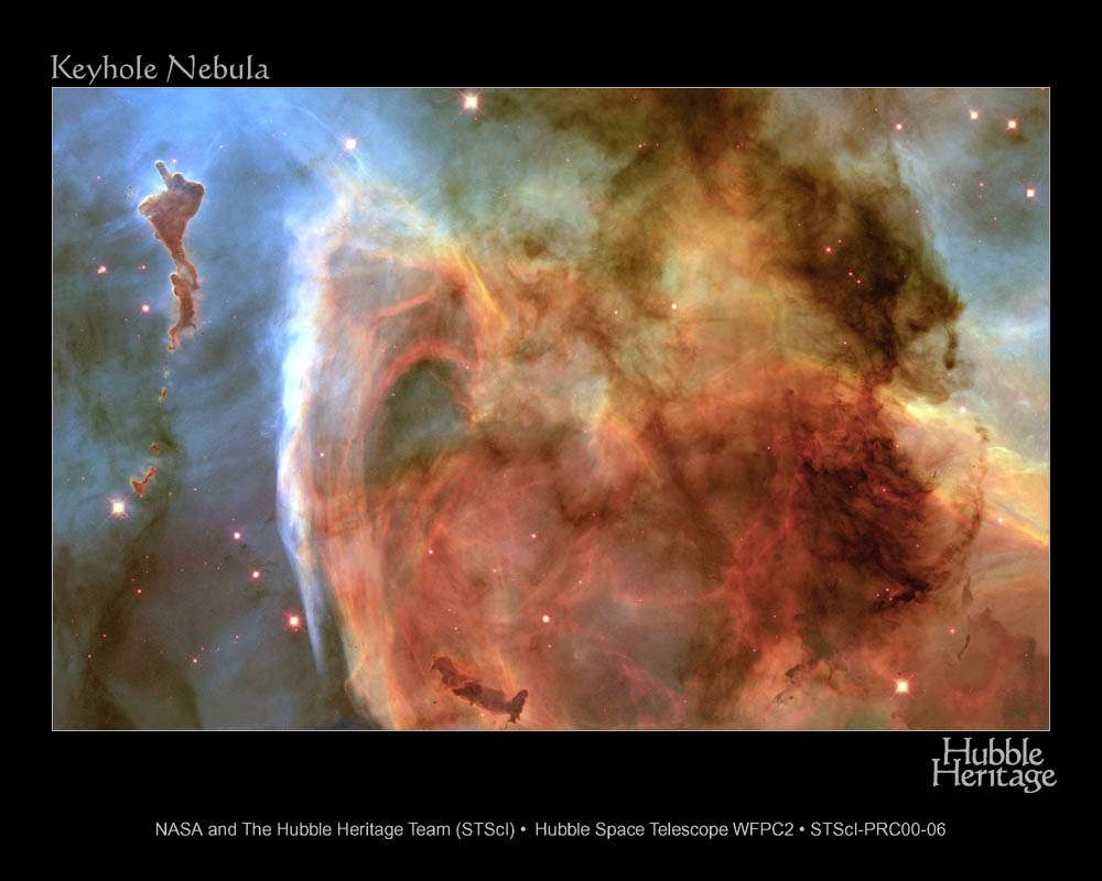 Hubble : Nébuleuse Keyhole - Photos Futura