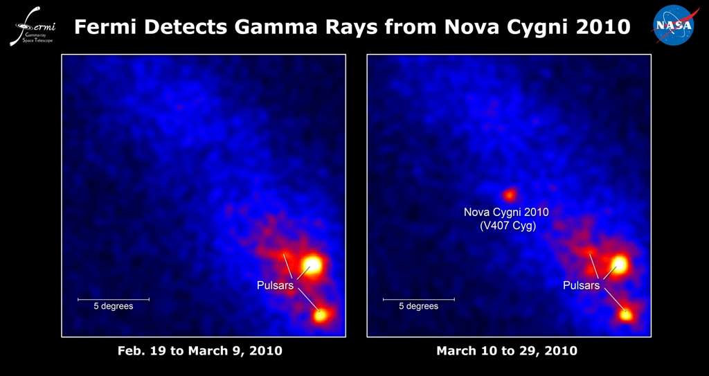 Les novae peuvent aussi briller en gamma