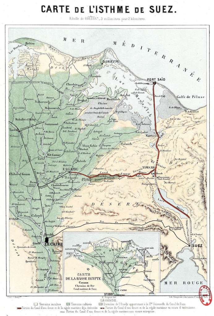 Histoire : l'aventure de la construction du canal de Suez