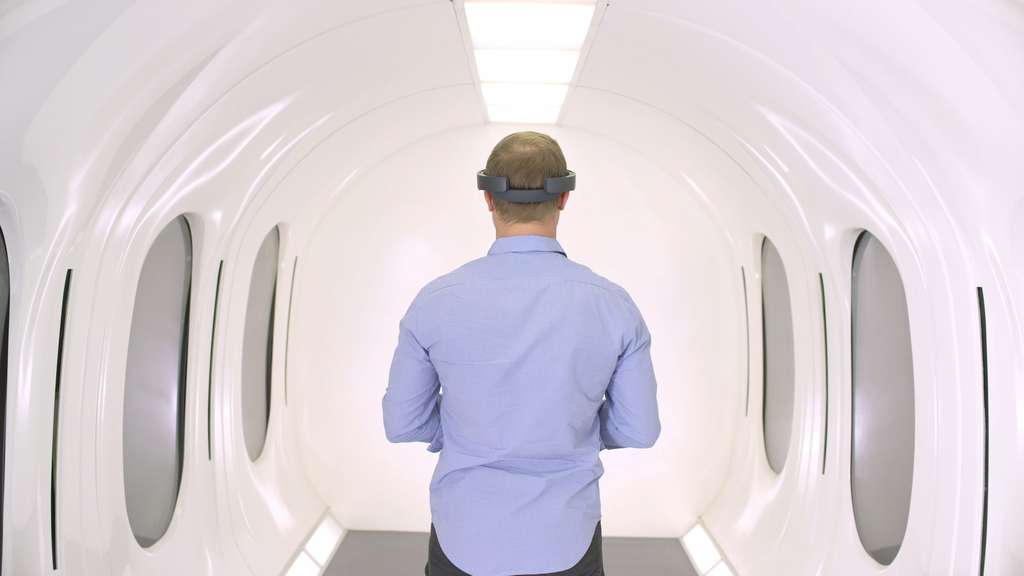 HyperloopTT dévoile la cabine passagers de sa future capsule Hyperloop