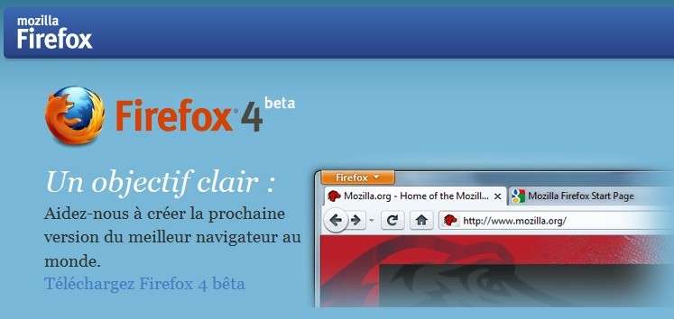 Firefox 4, dernière ligne droite avant le lancement de la version ...