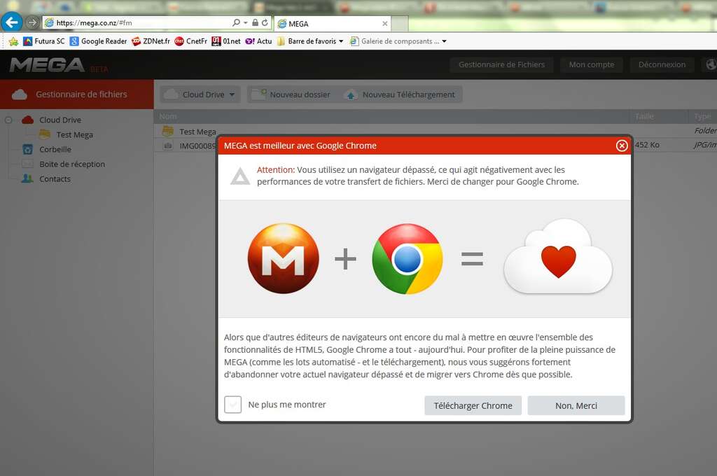 Mega : Futura-Sciences l'a testé pour vous