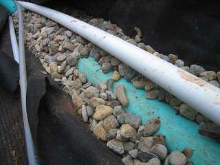 Le drainage périphérique de la maison pour évacuer les eaux ...