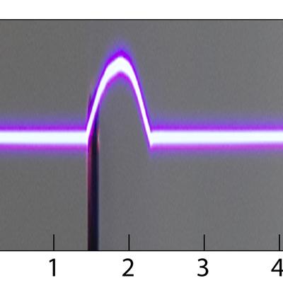 Diffusion faisceau laser
