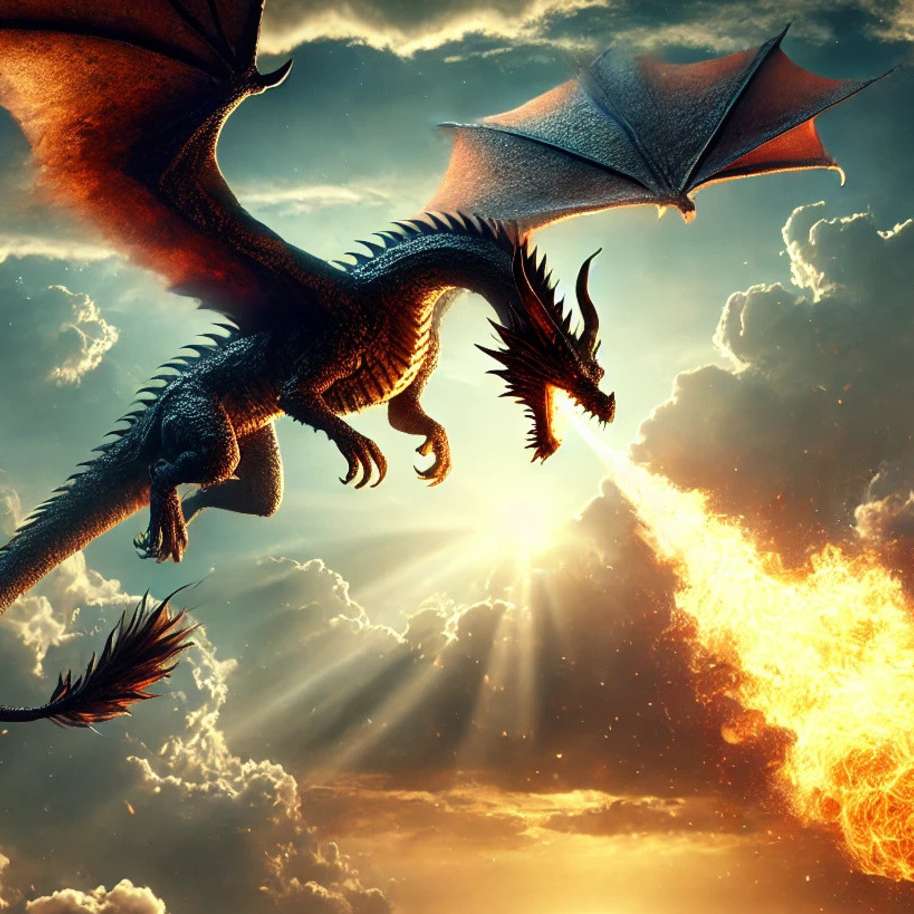 Dragon De Feu Impressionnant Dragon Cracheur De Feu | Photoshop Tuto