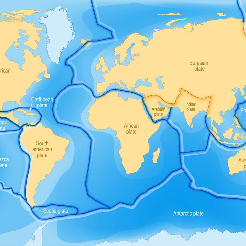 Carte De La Tectonique Des Plaques Dossier Thématique