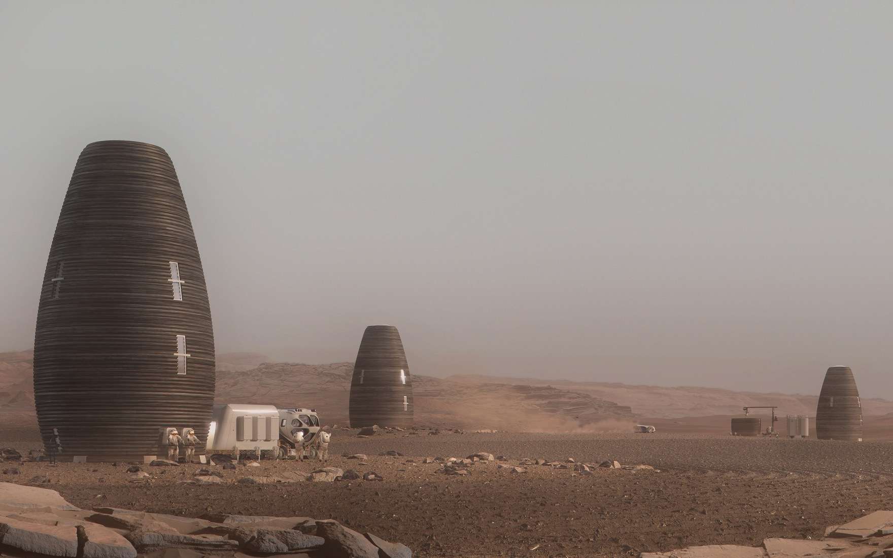 Colonisation de Mars : le top 5 des futures habitations