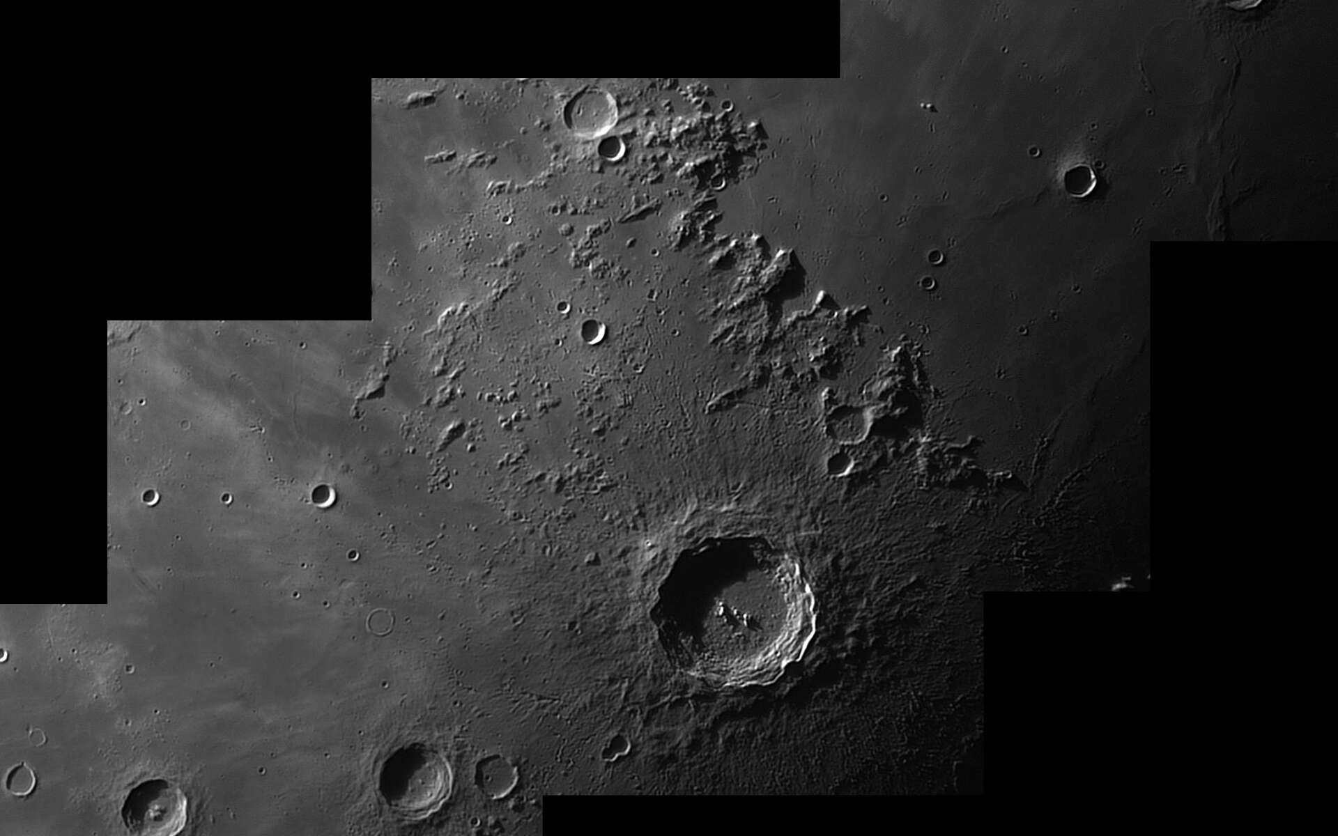 Astrophotographie : le cratère lunaire Copernic