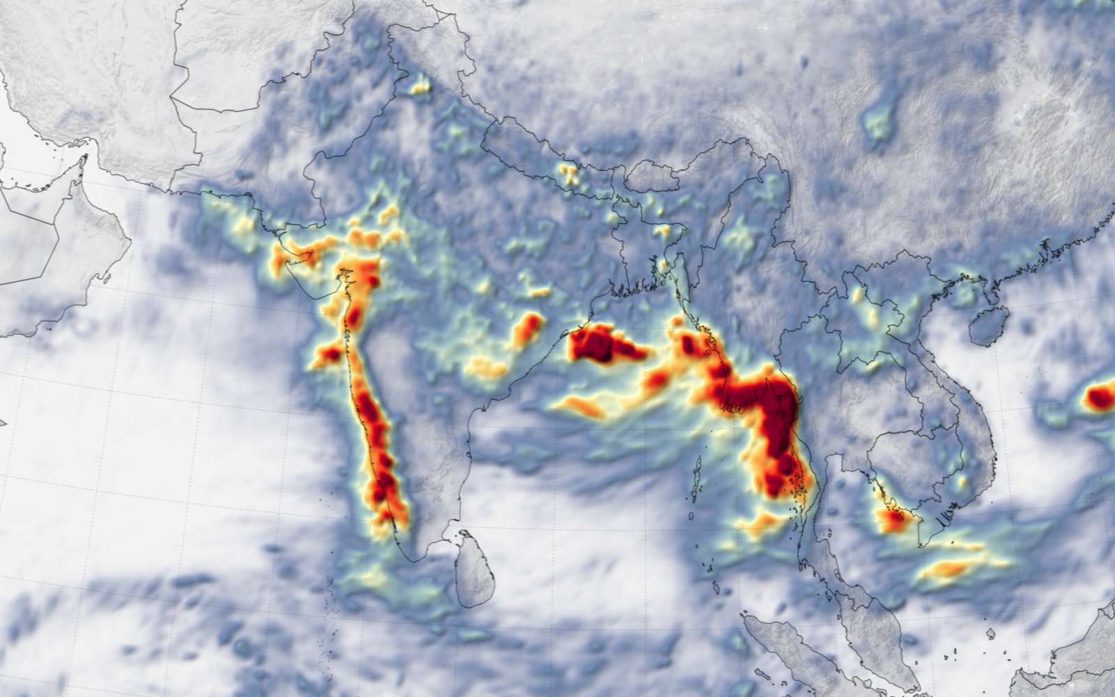 Brève | La mousson exceptionnelle en Inde vue par satellite