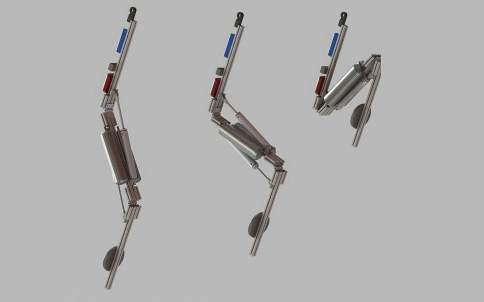 Stickman, le robot unijambiste de Disney, joue les trapézistes