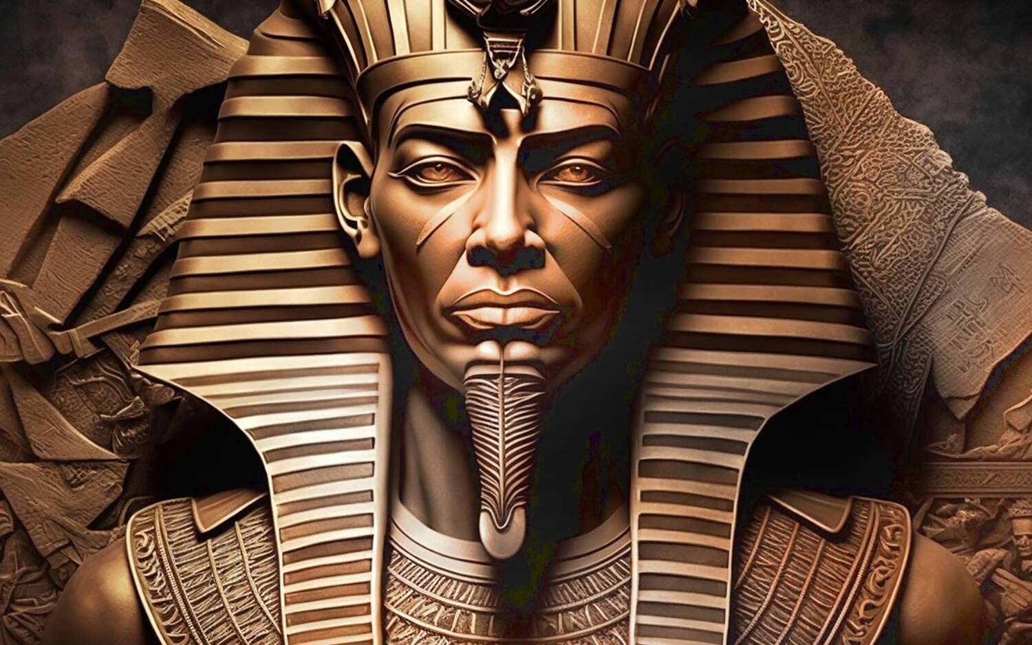 Corps De Pharaon égyptien