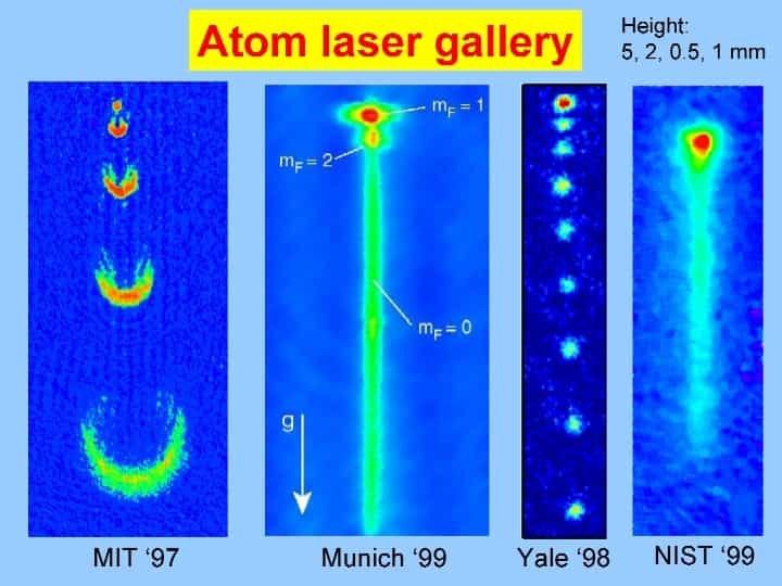 Laser atomique et état quantique comprimé pour plus de précisions