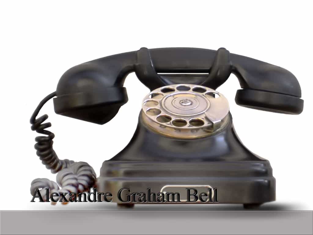 Alexandre Graham Bell, inventeur du téléphone en 1876