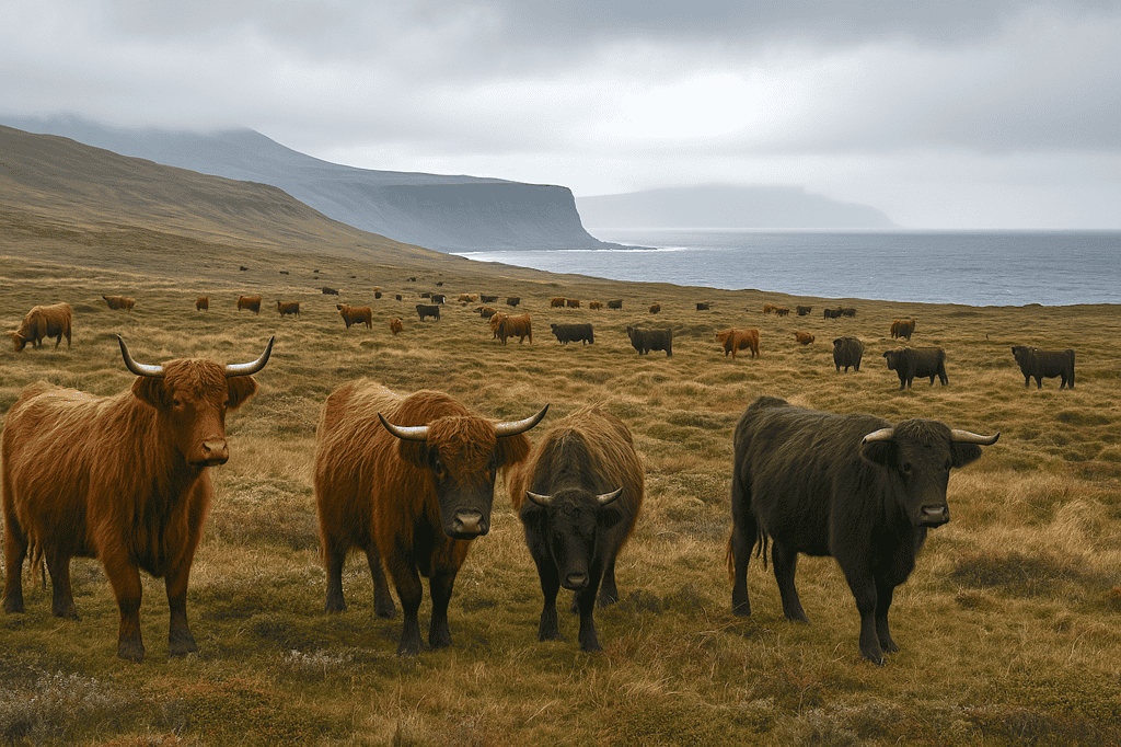 L’histoire hallucinante des vaches abandonnées sur une île et laissées ...