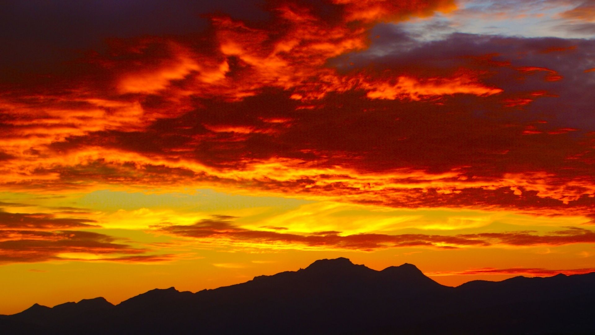 Phénomène météo extraordinaire : le ciel de feu, un embrasement à ...