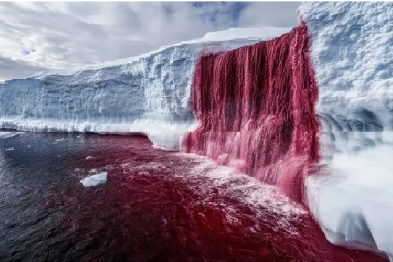« Cascades de sang » en Antarctique : enfin une explication ...