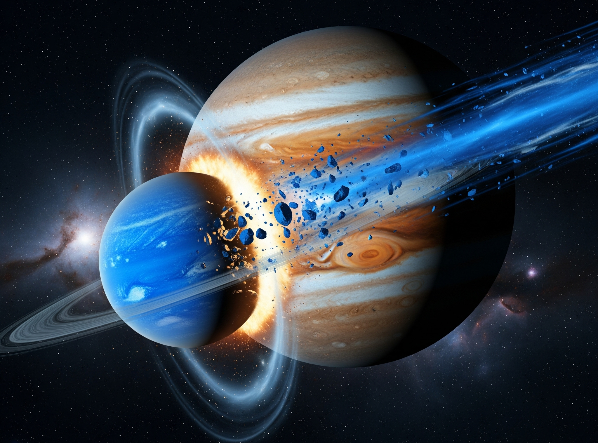 Jupiter a-t-elle vraiment avalé une planète géante il y a plus de 4,5 ...