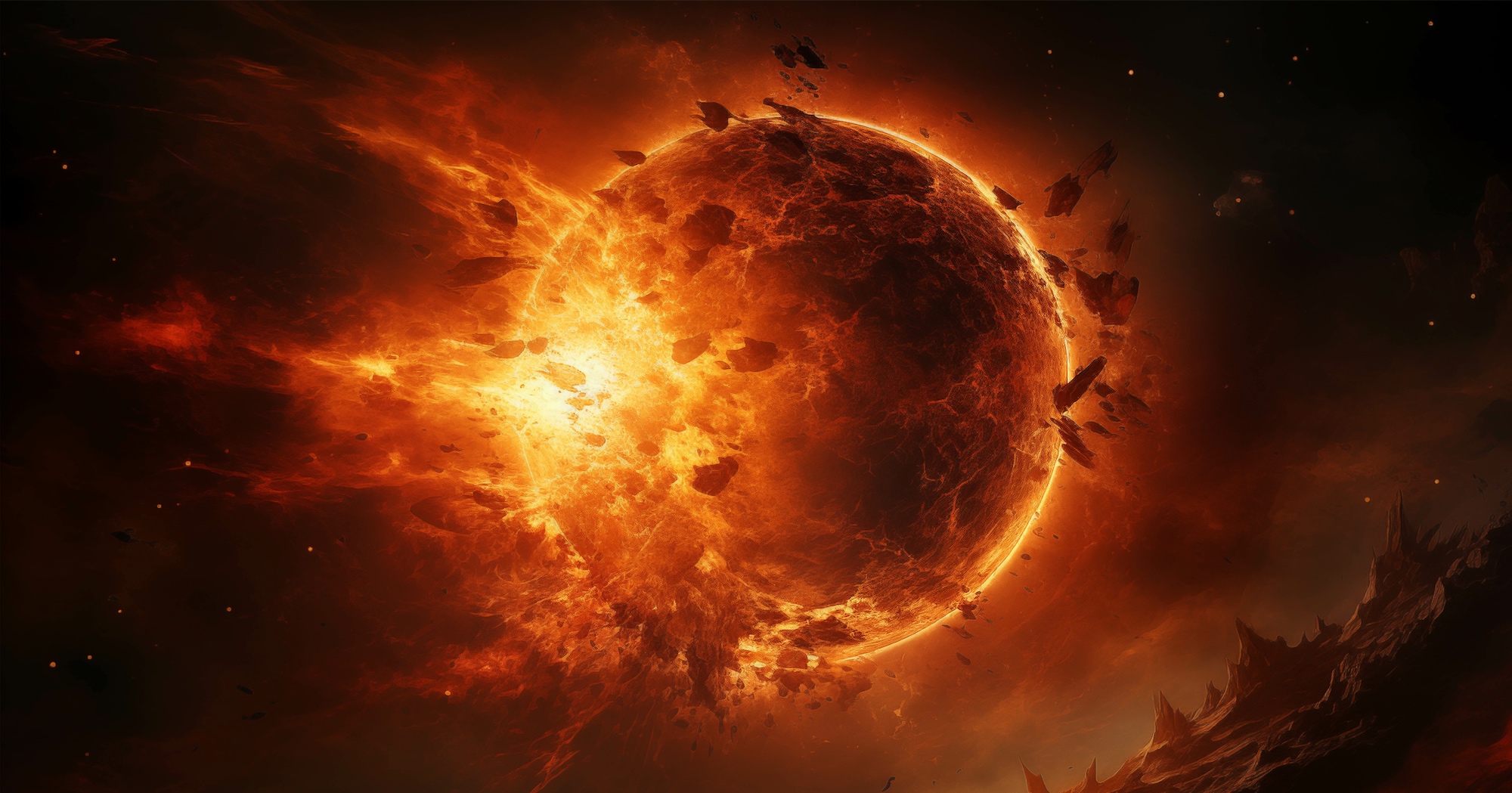 La Nasa révèle un phénomène rare : la destruction d’une planète en ...