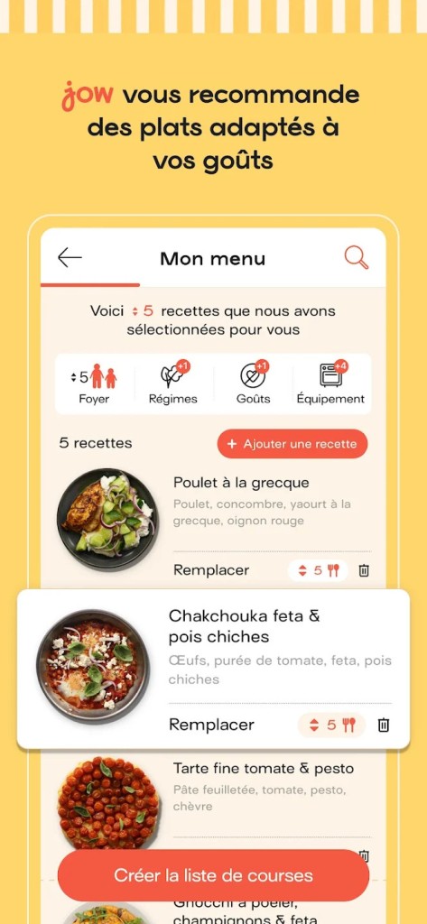 Définition | Jow : application pour planifier vos repas et listes de ...
